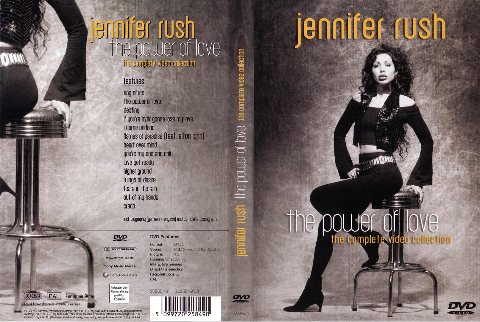 Jennifer Rush The Power Of Love : Front | DVD Covers | Cover Century ...